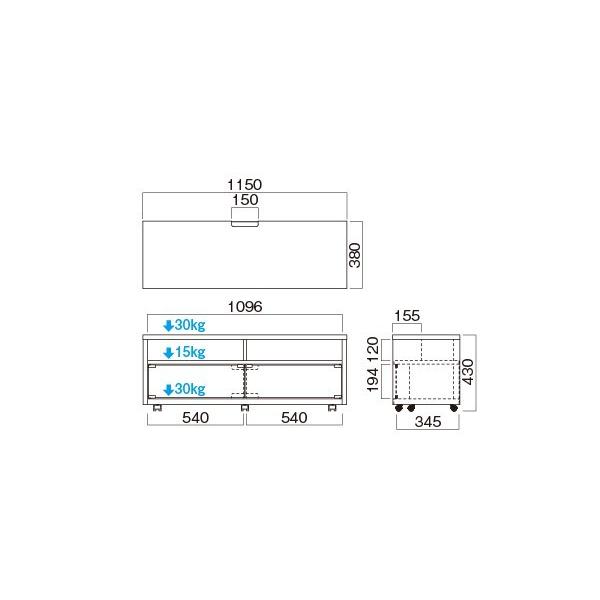 TV-HT1150B 40v〜50v型テレビ対応 テレビ台ハヤミ工産 TIMEZ : ホームシアター専門店 Web Japan - 通販 ...