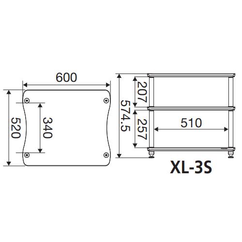 アイシン高丘 XL-3S-WL タテ型オーディオラック3段ライトウッド TAOC タオック XLシリーズ S Type : ホームシアター専門店 Web Japan - 通販 - Yahoo ...