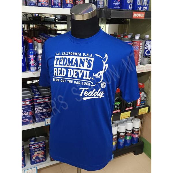 TEDMAN テッドマン TDRYT-2100 ドライTシャツ ブルー シルキードライTシャツ Tシャツ 半袖 エフ商会 : BIKERS STATION MTR 2号店 - 通販 ...