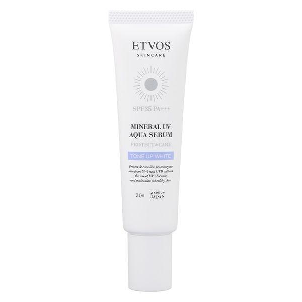 ETVOS エトヴォス ミネラルUVアクアセラム SPF35 PA+++ 30g #トーンアップホワイト 日焼け止め 日中用美容液★ : ウェブセレクトYahoo!ショップ - 通販 ...