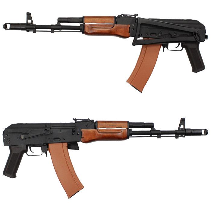 S&T AKS-74N フルメタル G3電動ガン リアルウッド（電子トリガーシステム搭載）【すぐに遊べる6点セット】【180日保証】【さらに値引き中】 : web shop アシュラ - 通販 ...