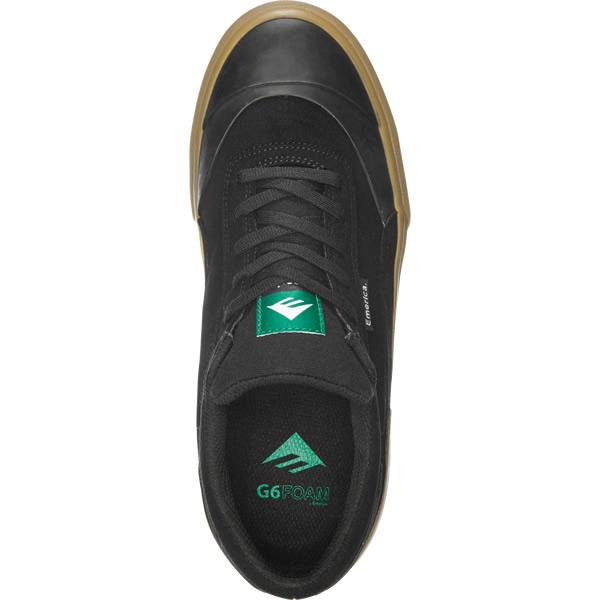 エメリカ スニーカー EMERICA VULCANO(ヴルカーノ) BLACK-GREY-GUM スケボーシューズ スケートボード 靴 ...