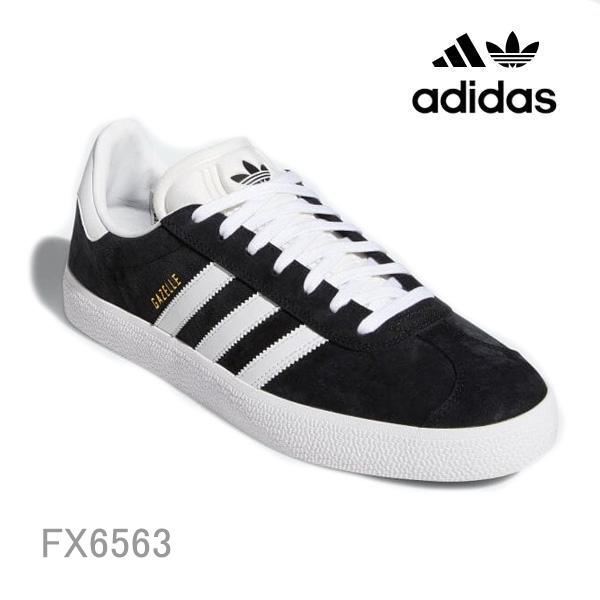 adidas Originals アディダス スニーカー ガゼル ブラック / ホワイト ADV GAZELLE (FX6563 ...