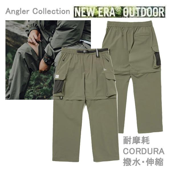 NEW ERA ニューエラ アウトドア フィールド 2Way トラックパンツ Angler Collection オリーブ (14117000 ...