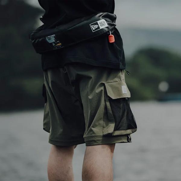 NEW ERA ニューエラ アウトドア フィールド 2Way トラックパンツ Angler Collection オリーブ (14117000 ...