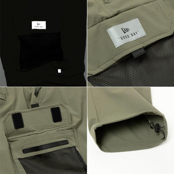 NEW ERA ニューエラ アウトドア フィールド 2Way トラックパンツ Angler Collection オリーブ (14117000 ...