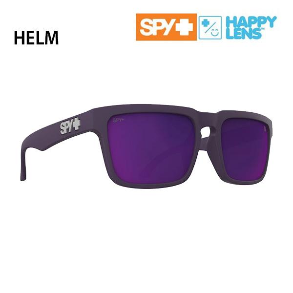 SPY OPTIC スパイ サングラス HELM SOFT MATTE PLUM / HAPPY GREY GREEN DARK PURPLE Mirror(6700000000261)spy ...