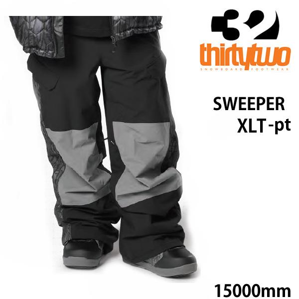 THIRTYTWO 32 24-25 スノーボードウェア メンズ パンツ SWEEPER XLT -pants / BLACK サーティーツー ...