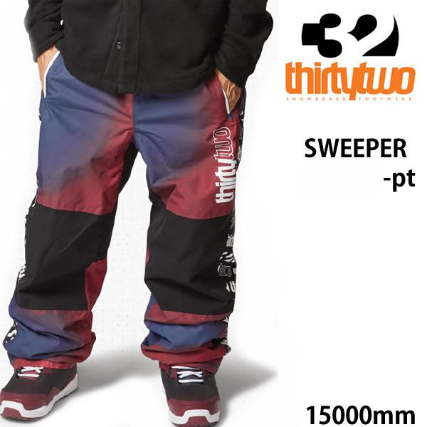 thirtytwo THIRTYTWO 32 24-25 スノーボードウェア メンズ パンツ SWEEPER -pants / HAZE ...