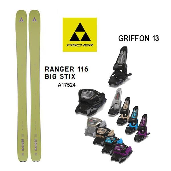 FISCHER フィッシャー スキー板 (24-25 2025) RANGER 116 BIG STIX + 25 マーカー GRIFFON ...