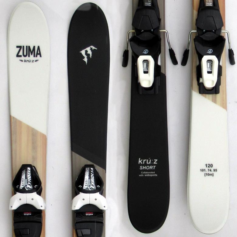 ケース付 ZUMA ショートスキー KRU:Z SHORT 120cm ＋ チロリア SLR9.0 GW 解放式ビンディング搭載 :55604:WebSports - 通販 - Yahoo ...