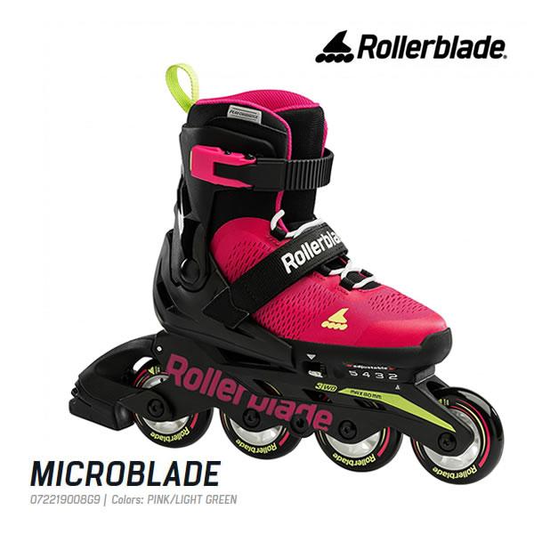 TECNICA ローラーブレード キッズ インラインスケート MICROBLADE ピンク×ライトグリーン ROLLERBLADE 子供 ジュニア : WebSports - 通販 ...
