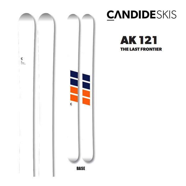 CANDIDE SKIS キャンディッド スキー 2025 AK 121 エーケー121 スキー板 単品 (板のみ) 24-25 日本正規品 ...