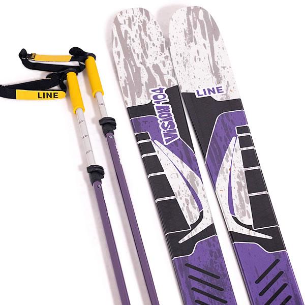 K2 ライン スキーポール 2026 PAINTBRUSH Purple 伸縮式 ペイントブラッシュ LINE Skis スキーストック ...