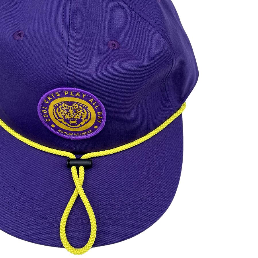 P01 / スナップバックキャップ COOL CATS CAP - PURPLE PLAY DESIGN プレイデザイン 22AW4CLCP ...