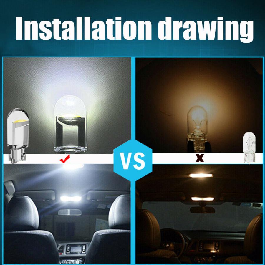 トヨタ T10 車LED LEDルームランプ ホワイト 12V t10 led ボジションランプ 10個入 : WeCar - 通販 - Yahoo!ショッピング