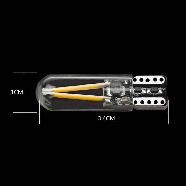 T10 LED ガラスレンズ 超爆光 ホワイト 白 2個セット 車検対応 : ci : WeCar - 通販 - Yahoo!ショッピング