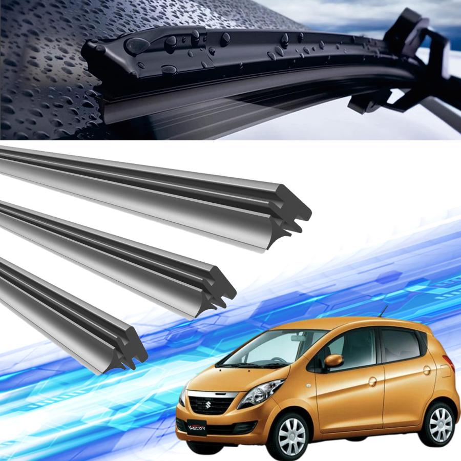 セルボ 替えゴム 適合サイズ 互換品 天然ゴム 運転席 助手席 リア 3本セットHG21S H18.11~H21(2006.11~2009) WeCar : WeCar - 通販 ...