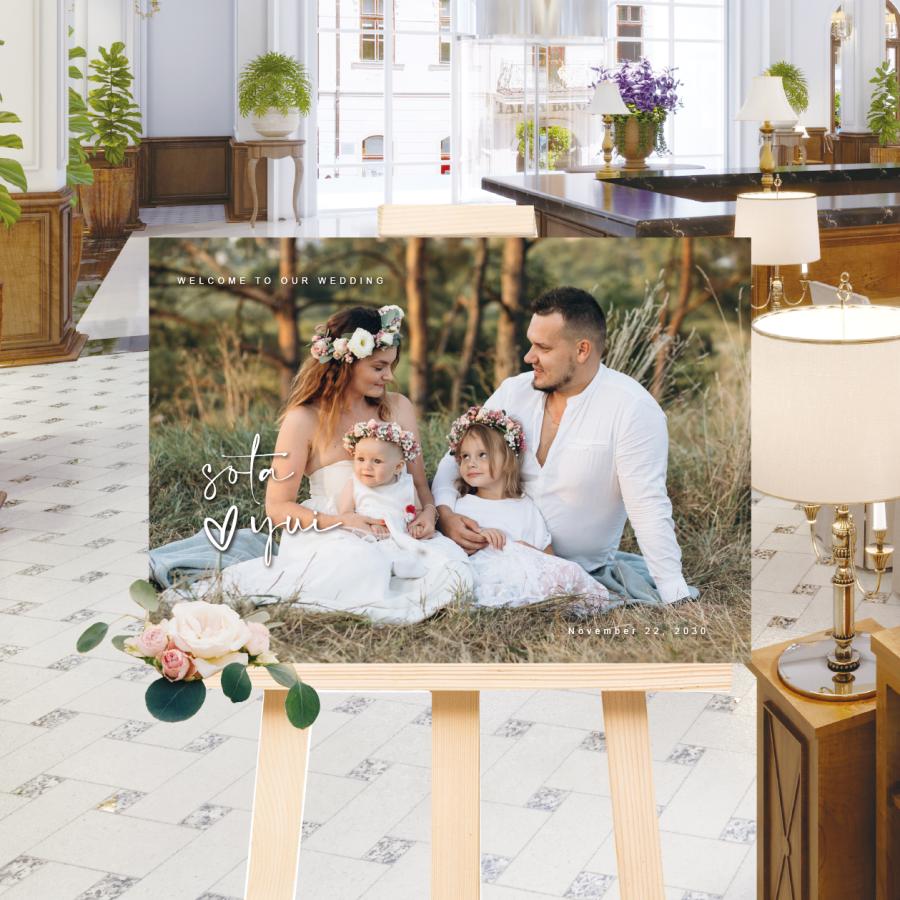 写真をウェルカムボードに【A4〜A1ポスタ―/パネル/キャンバス】結婚式 名入れ ウェディング 送料無料 : Wedding momo-noha - 通販 - Yahoo!ショッピング