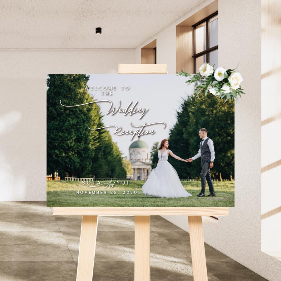 写真をウェルカムボードに【A4〜A1ポスタ―/パネル/キャンバス】結婚式 名入れ ウェディング 送料無料 : Wedding momo-noha - 通販 - Yahoo!ショッピング