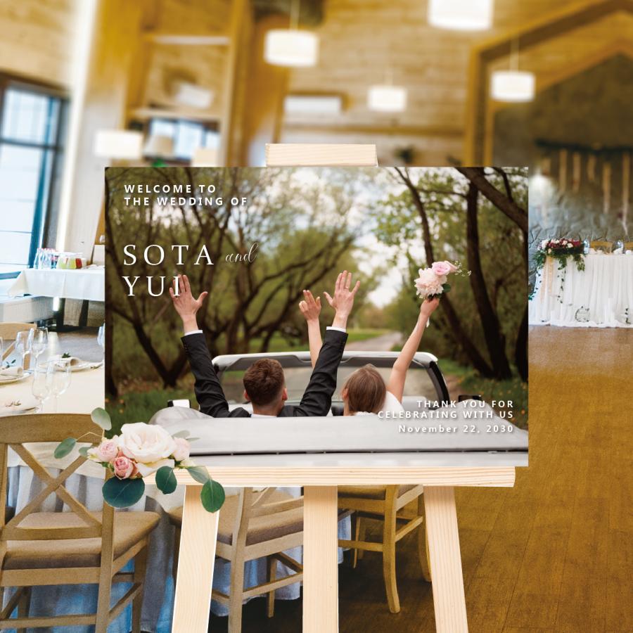 写真をウェルカムボードに【A4〜A1ポスタ―/パネル/キャンバス】結婚式 名入れ ウェディング 送料無料 : Wedding momo-noha - 通販 - Yahoo!ショッピング