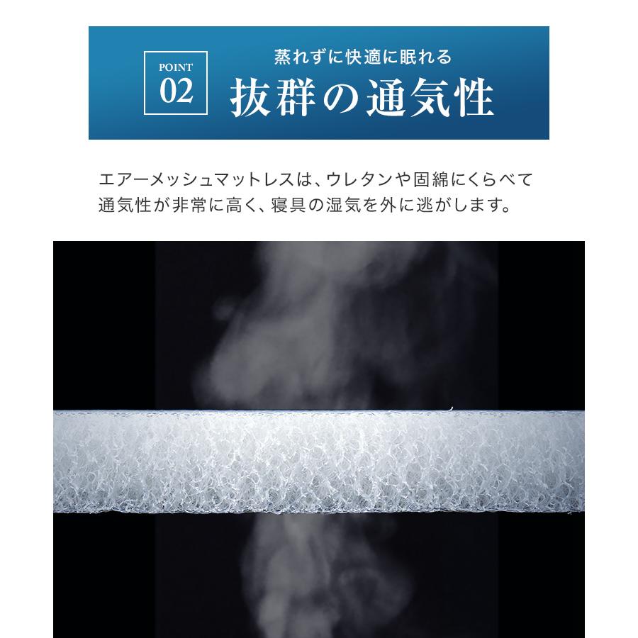 WEIMALL マットレス 高反発 シングル 三つ折り 厚さ5cm 洗える エアー 高反発マットレス 折りたたみ 敷き布団 通気性 腰痛 寝具 マットレストッパー ベッド : WEIMALL ...