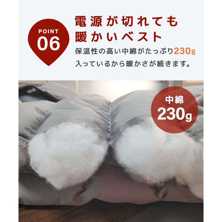 WEIMALL 電熱ベスト フード付き 電熱ジャケット 21エリア発熱 WEIMALL 電熱ベスト フード付き 電熱ジャケット 21エリア発熱