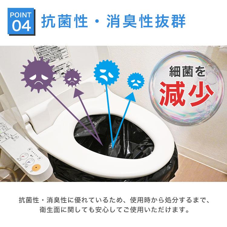 WEIMALL 簡易トイレ 災害用 凝固剤 非常用トイレ 60回使い捨て 15年保存 簡易トイレセット 防災用品 防災グッズ 災害用簡易トイレ 個包装 車 テント アウトドア ...