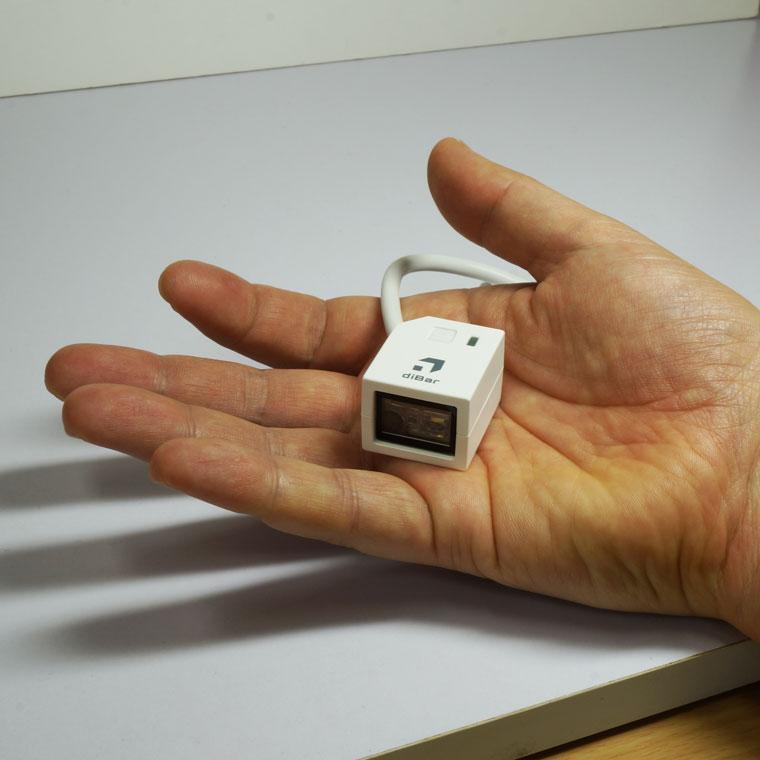 QRコードリーダー USB接続 cubeQRX-USB 2次元コード対応 液晶対応 OCR 3年保証 diBar ウェルコムデザイン 法人向け ...
