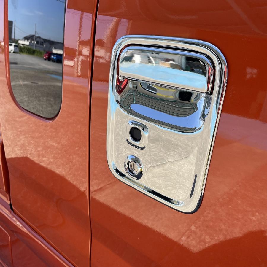 【軽トラカスタム応援価格!!】 J-NEXT ダイハツ ハイゼット/ハイゼットジャンボ（S500P/S510P ) MC後 ドアハンドル メッキカバー&アウターカバーセット : ウエルク ...