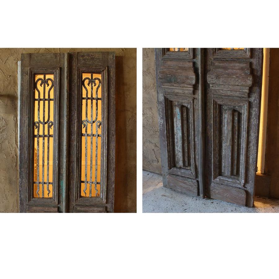 ドア アイアン 親子ドア ダブルドア アンティーク イギリス ビンテージ レトロ ウェリントン wdi-5803 : wdi-5803 : アンティーク家具 ウェリントン - 通販 ...