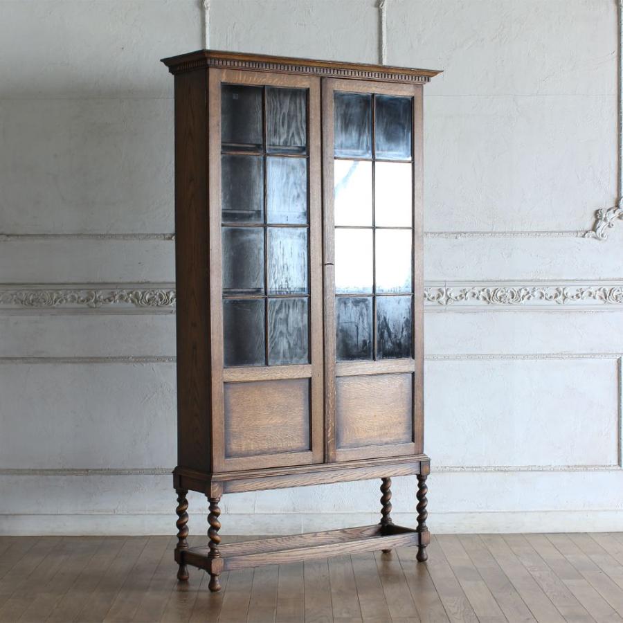 アンティーク家具 ブックケース キャビネット イギリス ビンテージ レトロ ヨーロッパ wk-cb-6218-bkc : アンティーク家具 ウェリントン - 通販 - Yahoo!ショッピング