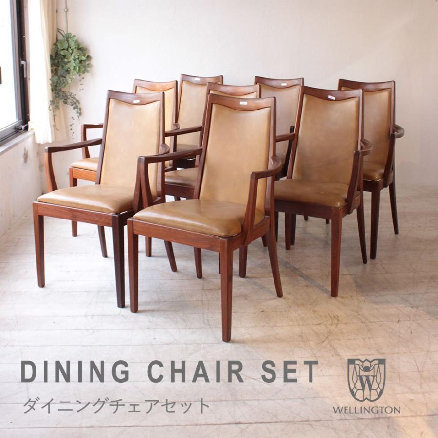 送料無料 アンティーク家具 椅子 ダイニングチェアセット 8脚 イギリス ビンテージ レトロ ヨーロッパ wk-cr-4411-dng : アンティーク家具 ウェリントン - 通販 ...
