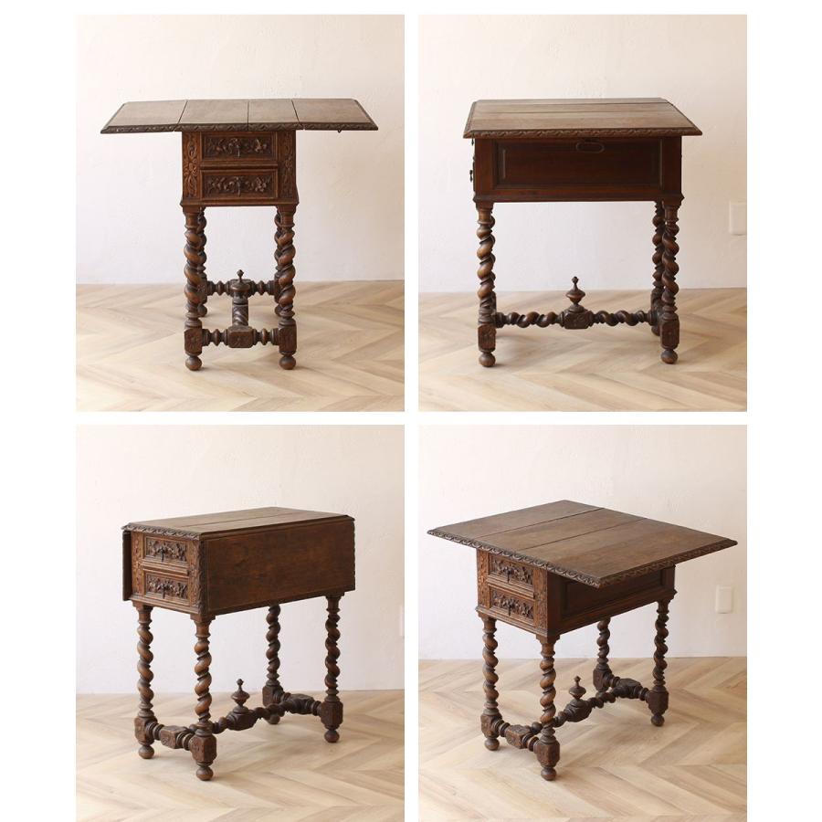 送料無料 アンティーク家具 安い テーブル バタフライテーブル ソファテーブル イギリス ビンテージ レトロ wk-ta-6241-btf : アンティーク家具 ウェリントン - 通販 ...