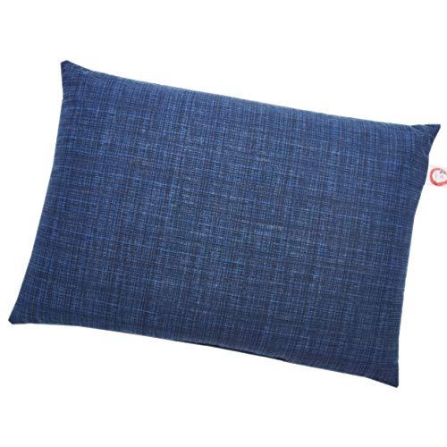 モリピロMORIPiLO 蕎麦殻枕 日本製 スタンダード型 ネイビー 35x50x7cm和のここち綿100 カバー付き 国内老舗 4620427 : gmx171394437859112 ...