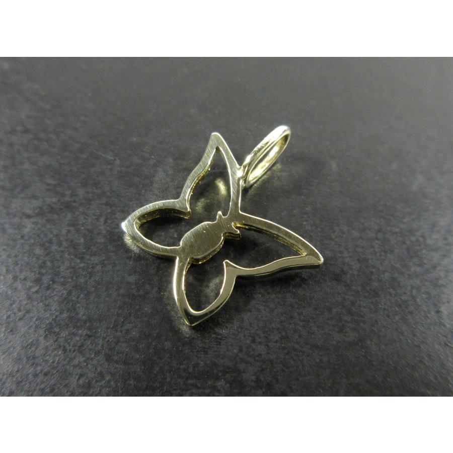 14K YG バタフライ モチーフ イエローゴールド ペンダント トップ 1.1g J295S : K.I CLUB - 通販 - Yahoo!ショッピング