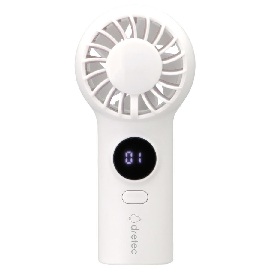 ドリテック てのひらハンディファン FN-207WT ホワイト 充電式 : West-Side - 通販 - Yahoo!ショッピング