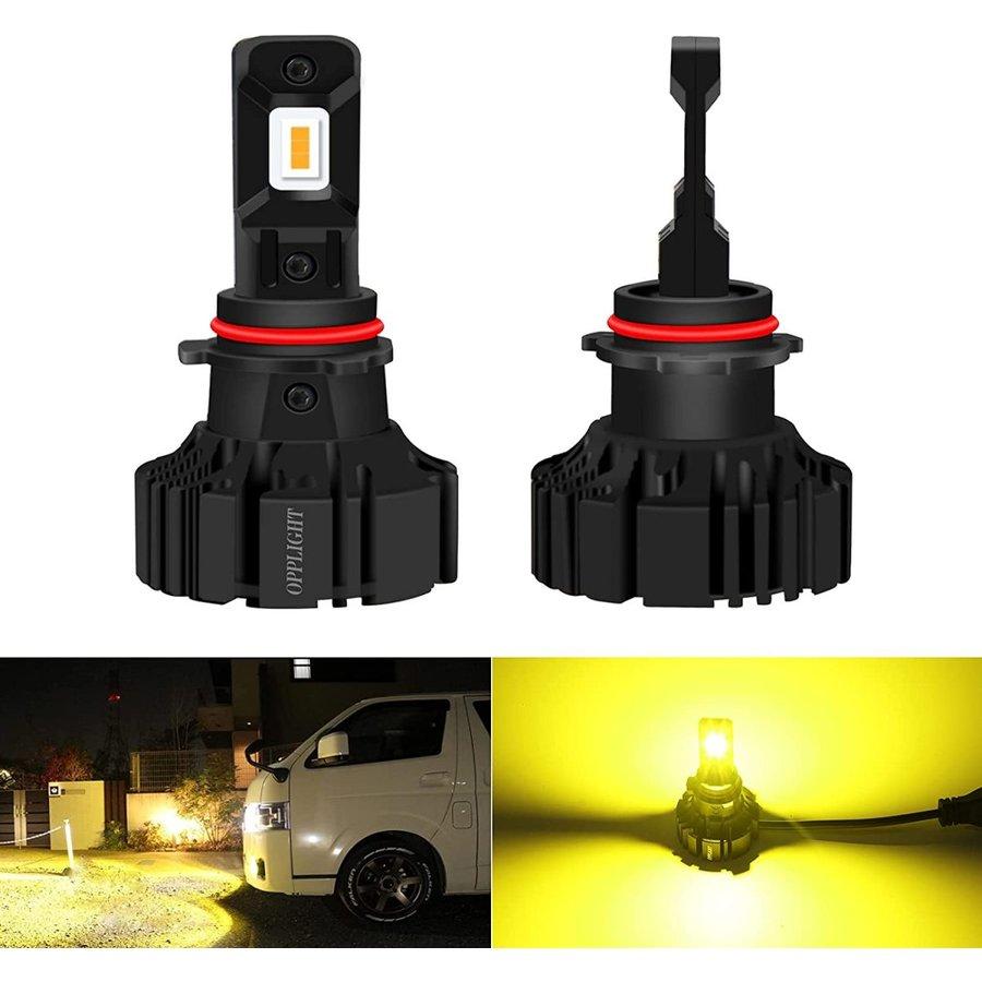 PSX26W LED フォグランプ ハイエース200系 イエロー 3000K 車検対応 6000LM H24.5~ KDH/TRH/GDH 3 ...