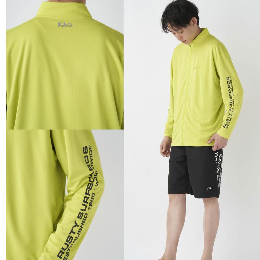 RUSTY 超PAYPAY祭り 10%OFF RUSTY ラスティ 913-481 メンズラッシュガードジップアップ長袖 913481 : ウエストコースト アウトドアShop - 通販 ...