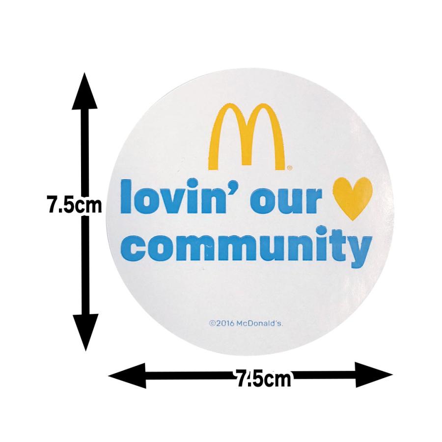 MC / STICKER マクドナルド ステッカー シール 2枚入り アメリカン雑貨 : ウエストコースト アウトドアShop - 通販 ...
