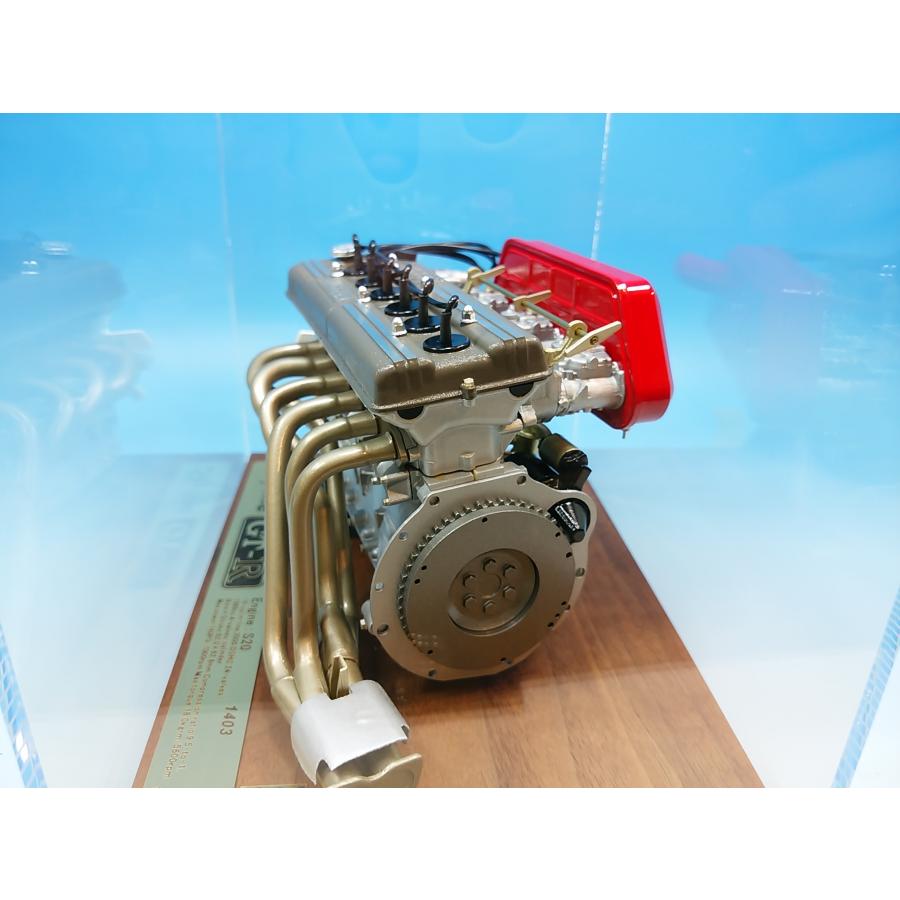 日産自動車限定 日下エンジニアリング 1/6 日産スカイライン GT-R S20 エンジンモデル シルバーヘッドカバー クリーナーボックス仕様 ...