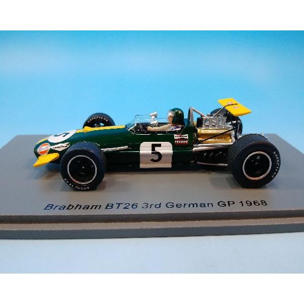 スパークモデル 1/43 ブラバム BT26 ドイツGP 1968 J.リント #5 S8312 : ウエストポイント京都Yahoo!店 - 通販 - Yahoo!ショッピング
