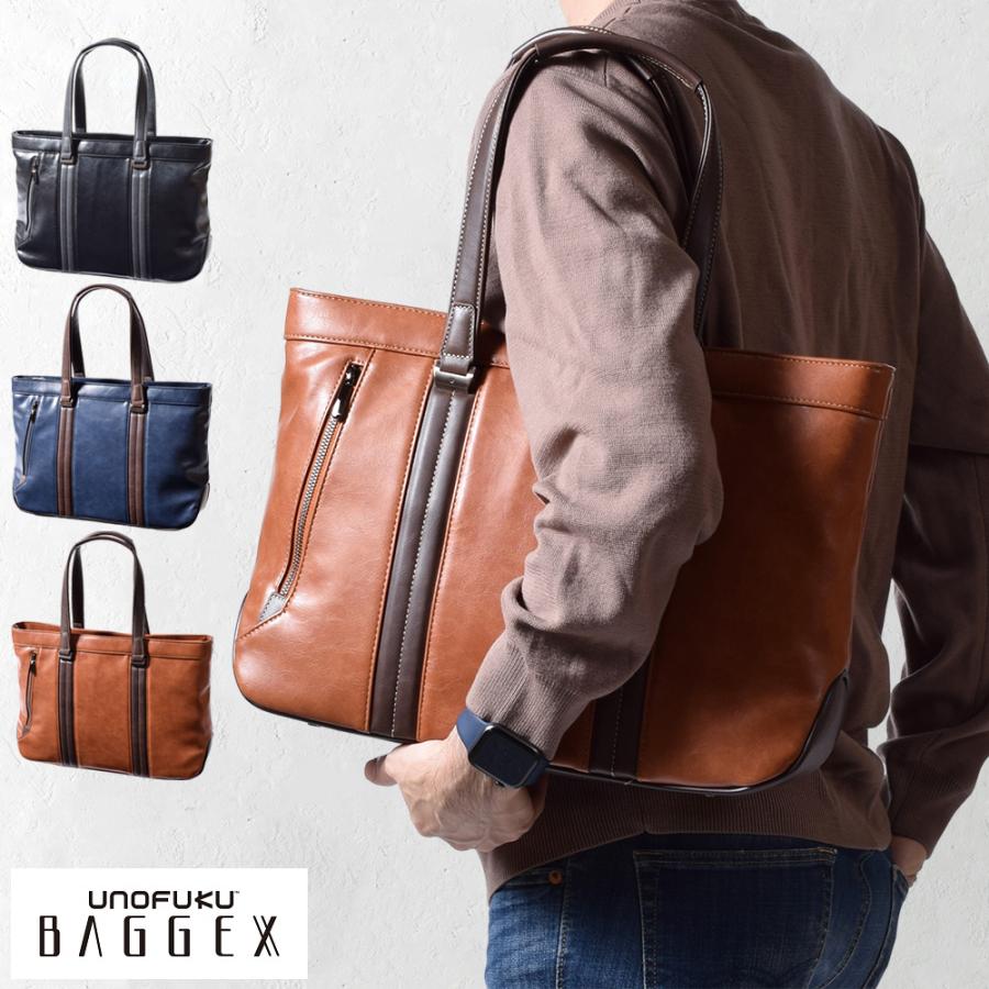 トートバッグ ビジネス メンズ レディース バック a4 B4 pc 大容量 30代 40代 50代 おしゃれ カジュアル BAGGEX バジェックス 23-5632 : カジュアルバック ...
