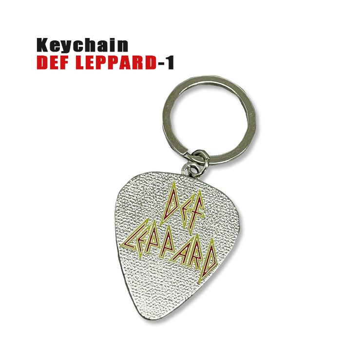 ROCK KEY CHAIN DEF LEPPARD-1[デフレパード] LOGO ロゴ キーチェーン キーホルダー メタル ロックTシャツ ...