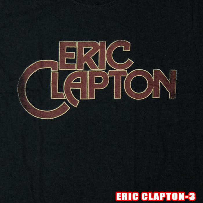 ERIC CLAPTON-3[エリック クラプトン] BIG LOGO 英国/米国のオフィシャルライセンス ロックTシャツ バンドTシャツ ...