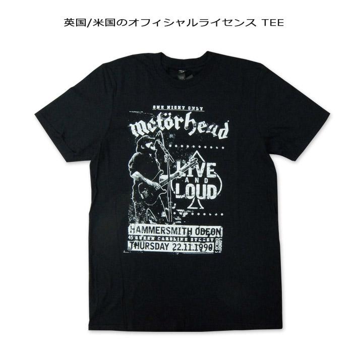 MOTORHEAD-6[モーターヘッド] LIVE AND LOUD ロックTシャツ バンドTシャツ ROCK T バンT 英国/米国の ...
