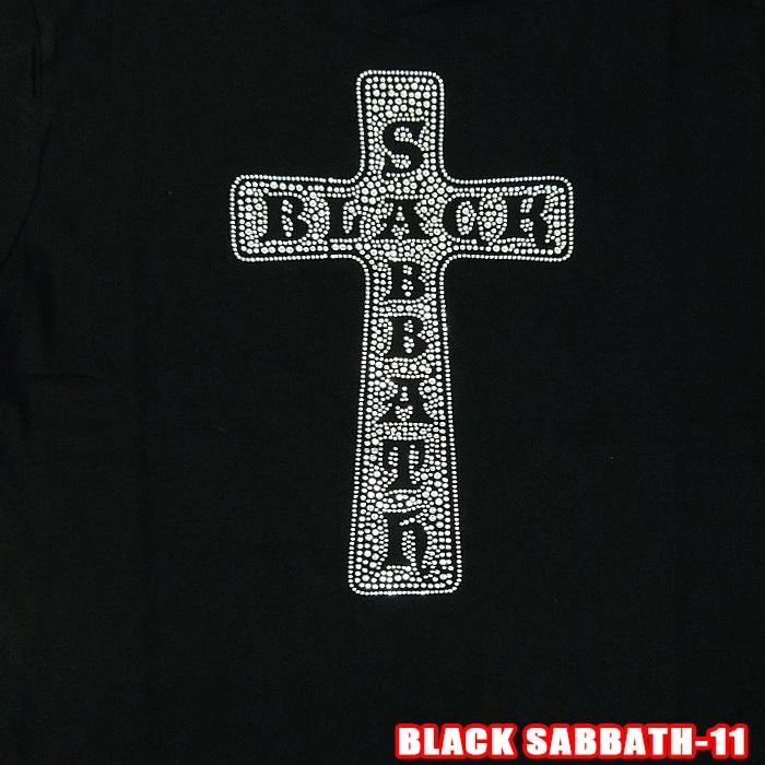 ROCK TEE BLACK SABBATH-11[ブラックサバス] Cross Diamond ロックTシャツ/バンドTシャツ ライン ...