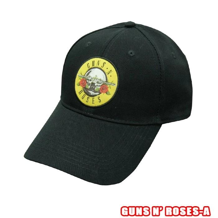 ROCK CAP GUNS N' ROSES-CAP-A[ガンズアンドローゼス] サークルロゴ キャップ LOGO 帽子 スカル ロック ...