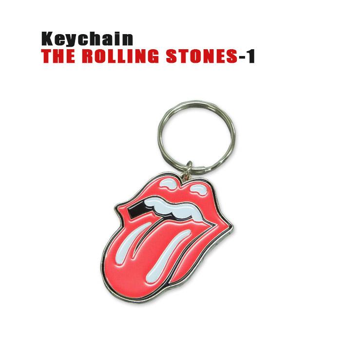 ROCK KEY CHAIN THE ROLLING STONES-1[ザ・ローリングストーンズ] LOGO ロゴ キーチェーン キーホルダー ...
