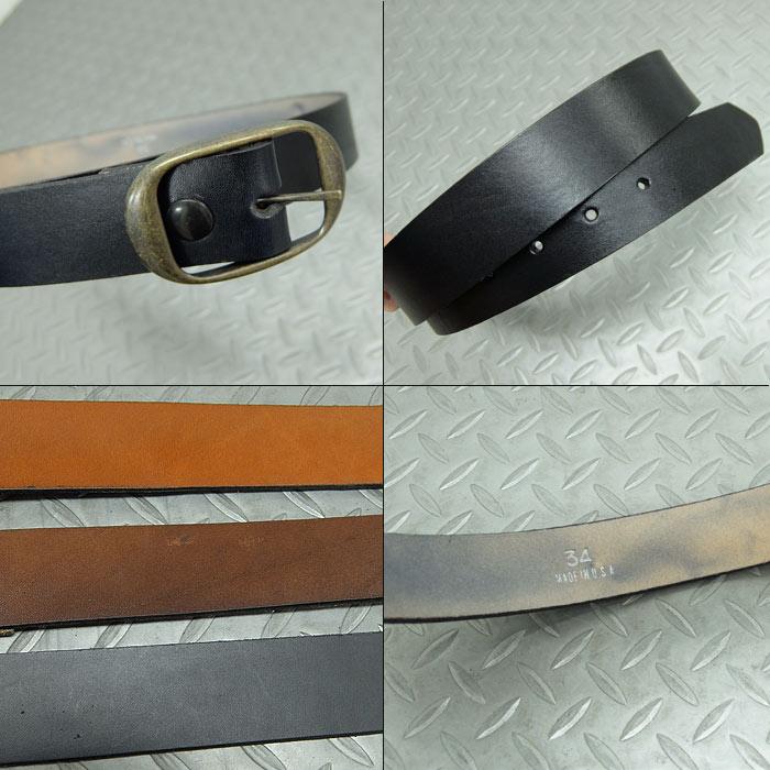 Brackney Leather Works(ブラックニーレザーワークス) LEATHER PLAN BELT[BLW112] レザー プラン ...